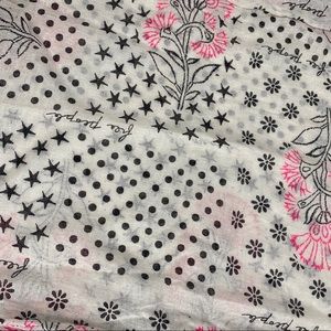 Free People | Bags | Free People White Pink Black Foldable Tote Bag ...